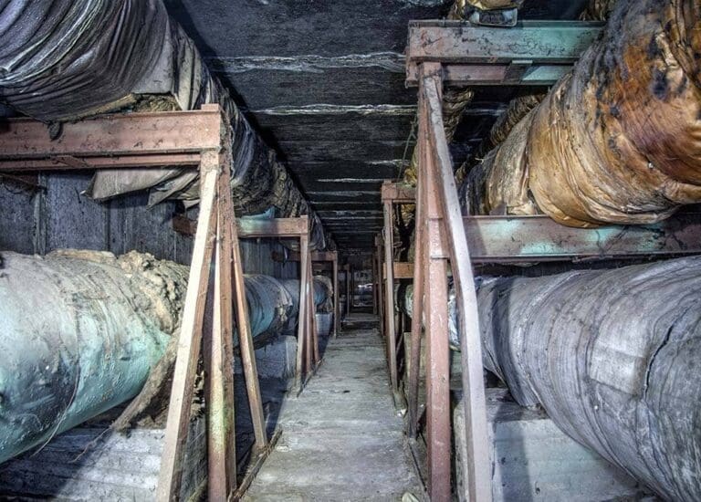 Asbestos Ductwork Connectors | Mesothelioma Cancer Risk
