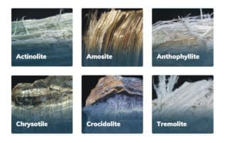 Types of Asbestos | Chrysotile, Amosite, Crocidolite & Others